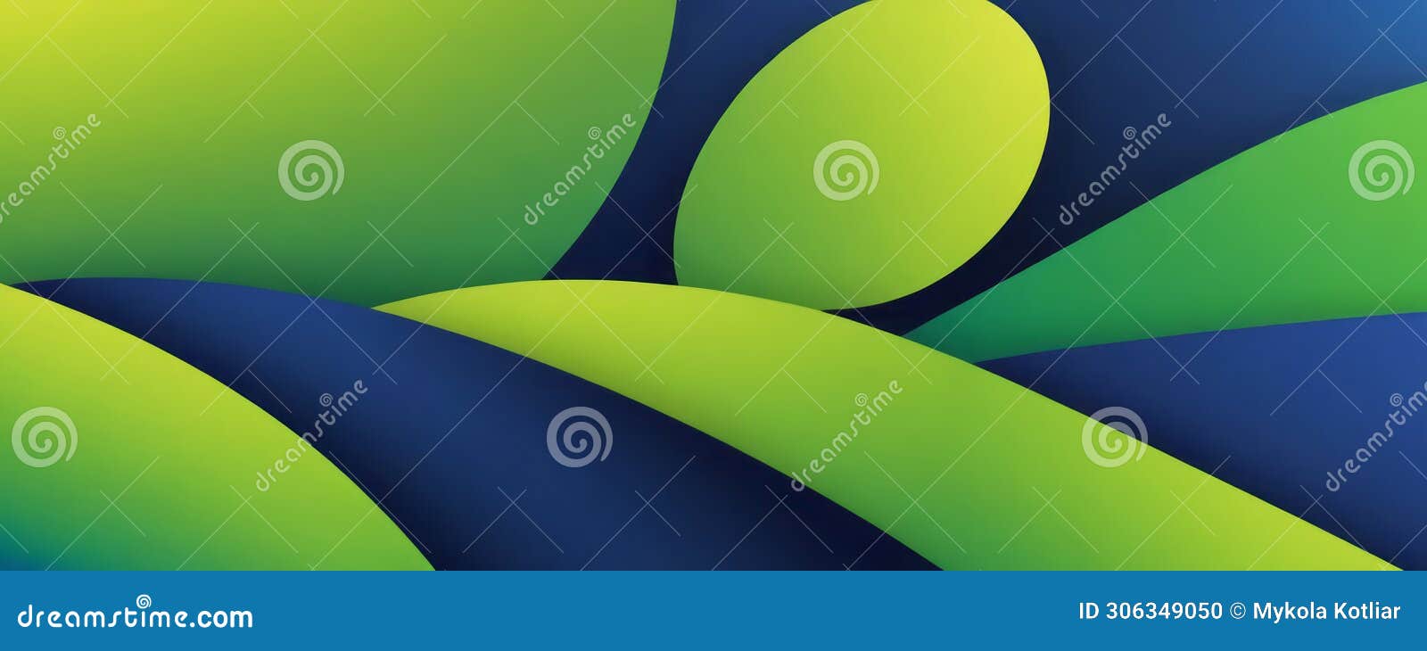 Cylindrical Shapes in Lime Midnight Blue Stock Photo - Image of style ...
