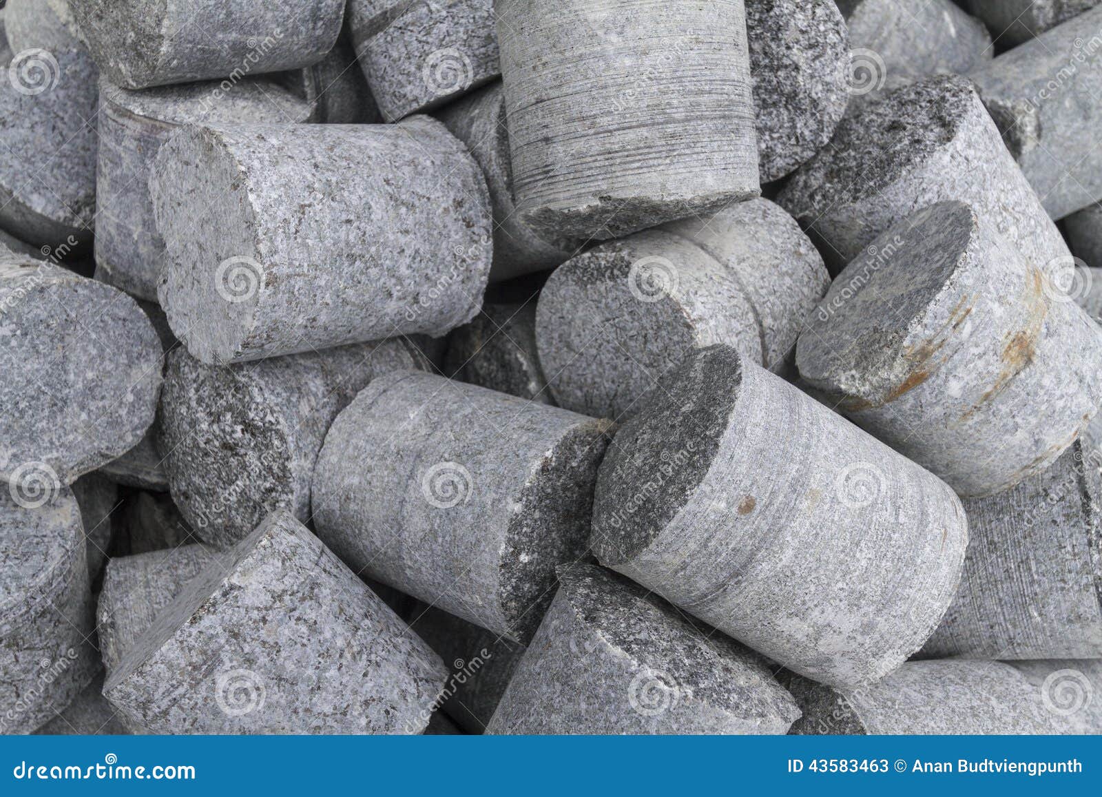 Cylindrical stone stock image. Image of design, closeup - 43583463