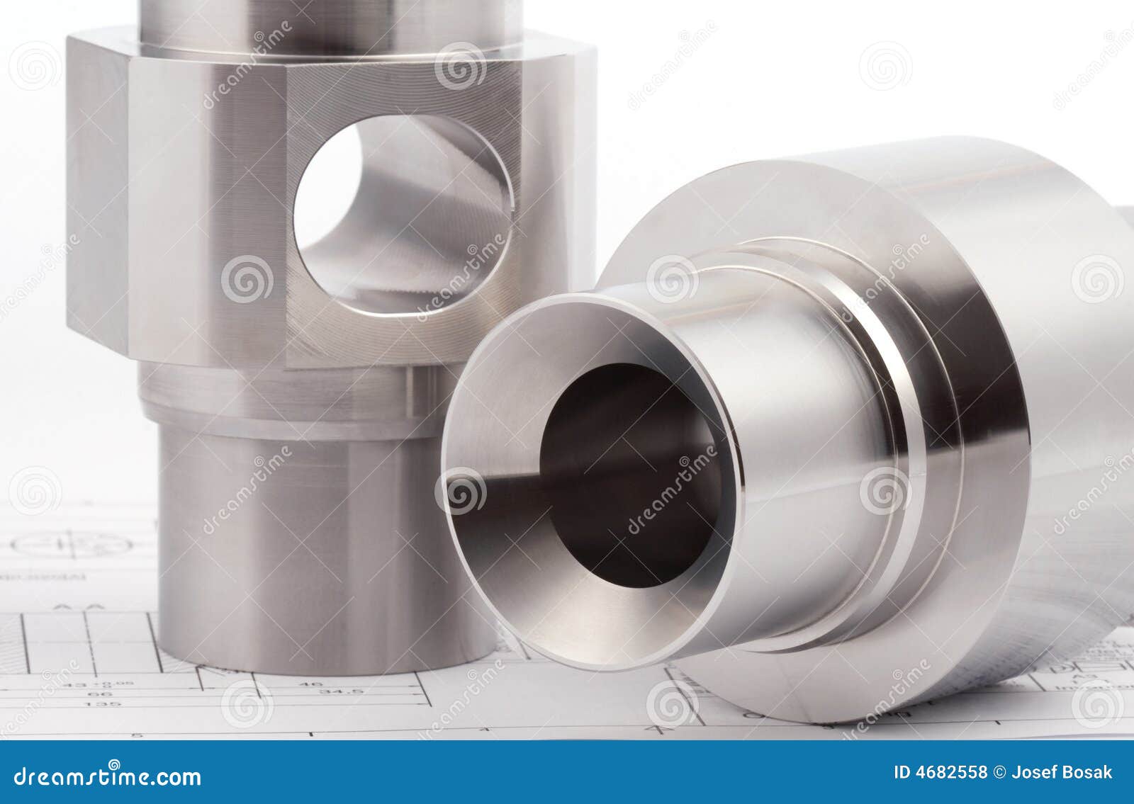 Cylindrical workpieces stock photo. Image of metal, round - 4682558