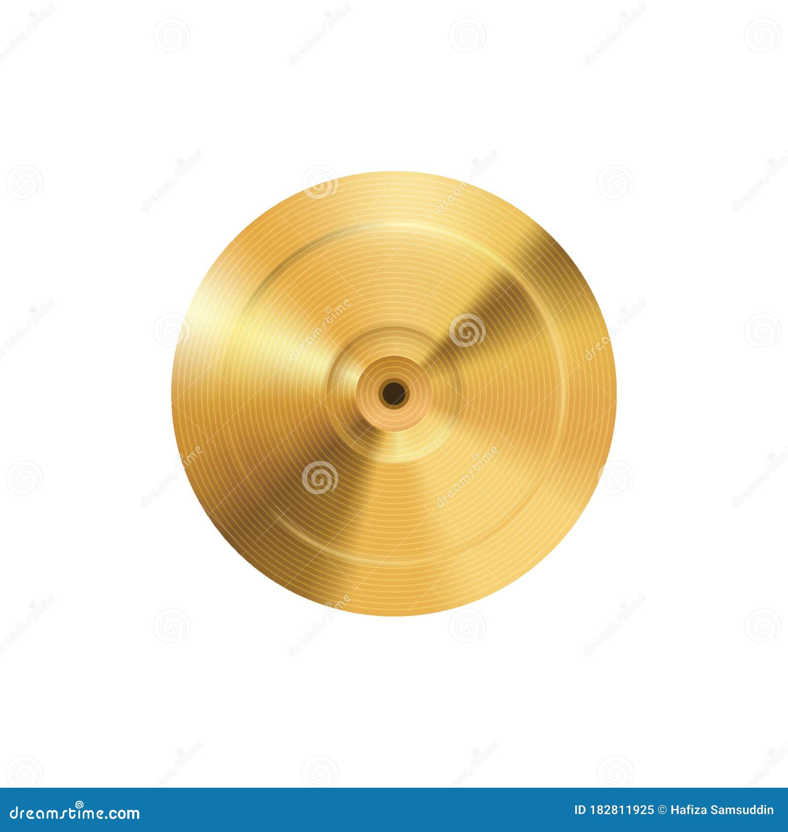 Cymbal Vector Icon On White Background. Flat Vector Cymbal Icon Symbol ...