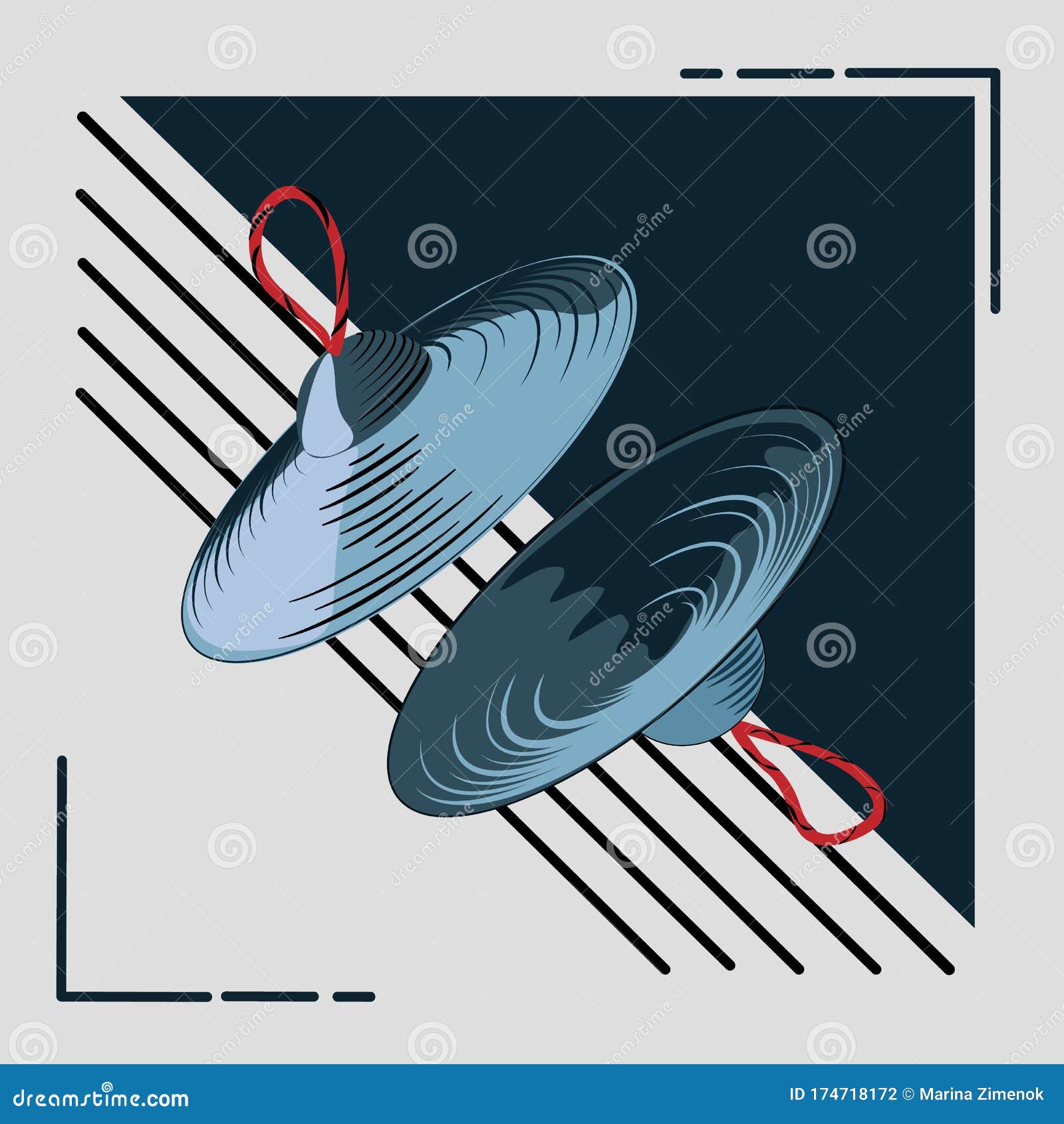 Cymbal Instrument Royalty-Free Stock Image | CartoonDealer.com #35595346