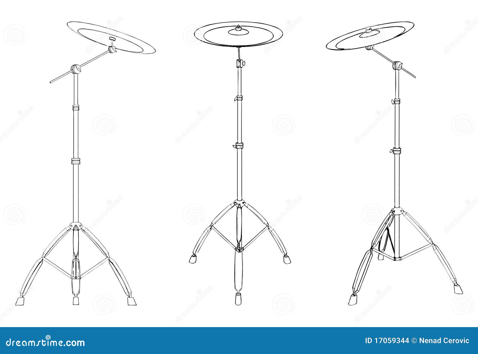 Cymbal Vector 08 stock vector. Illustration of musical - 17059344