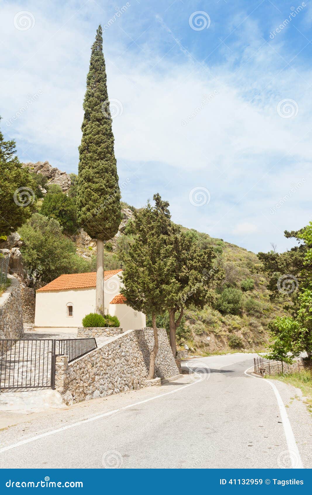 Cypress of Prevelhi stock image. Image of heavenly, plants - 41132959