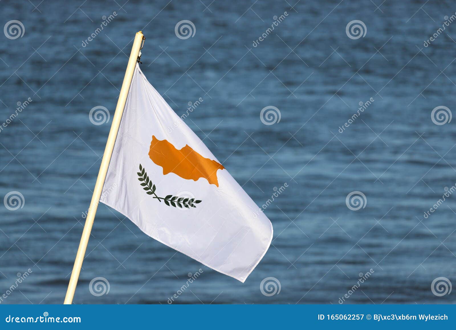 Cypriot flag stock image. Image of island, registry - 165062257