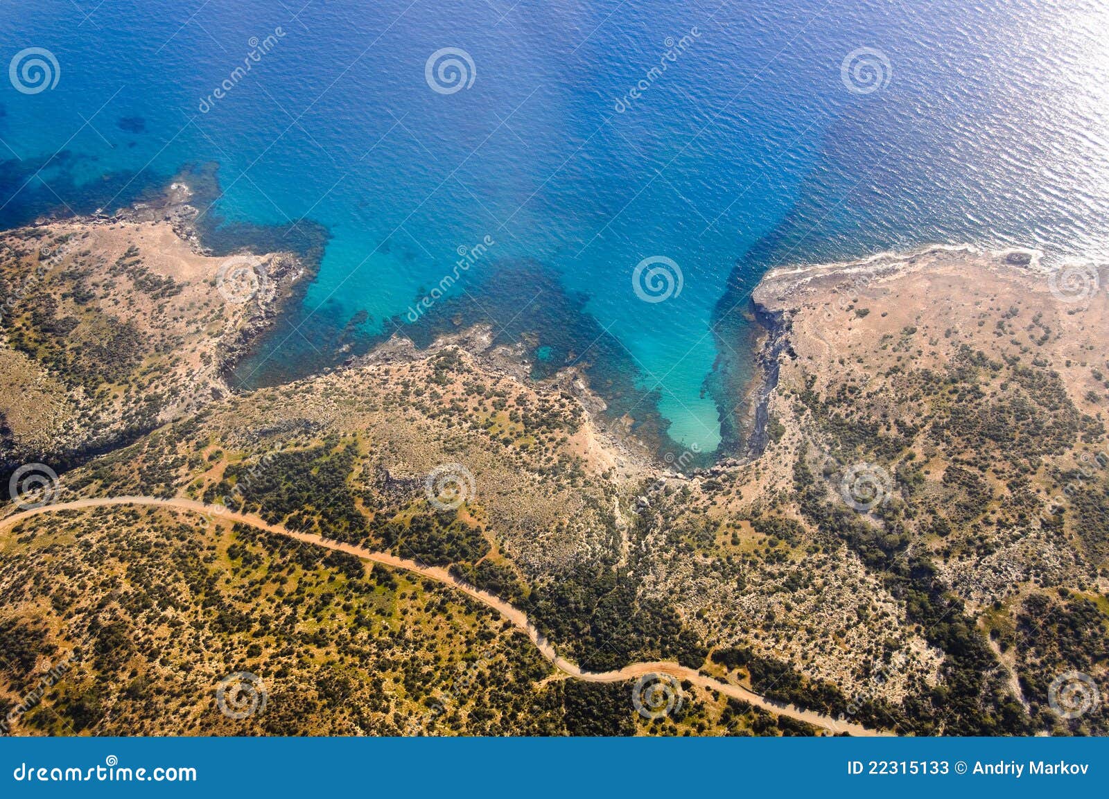Cyprus aerial photography stock image. Image of edge - 22315133
