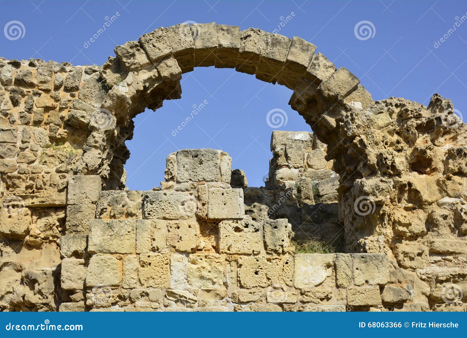 Cyprus, ancient Salamis stock photo. Image of north, horizontal - 68063366