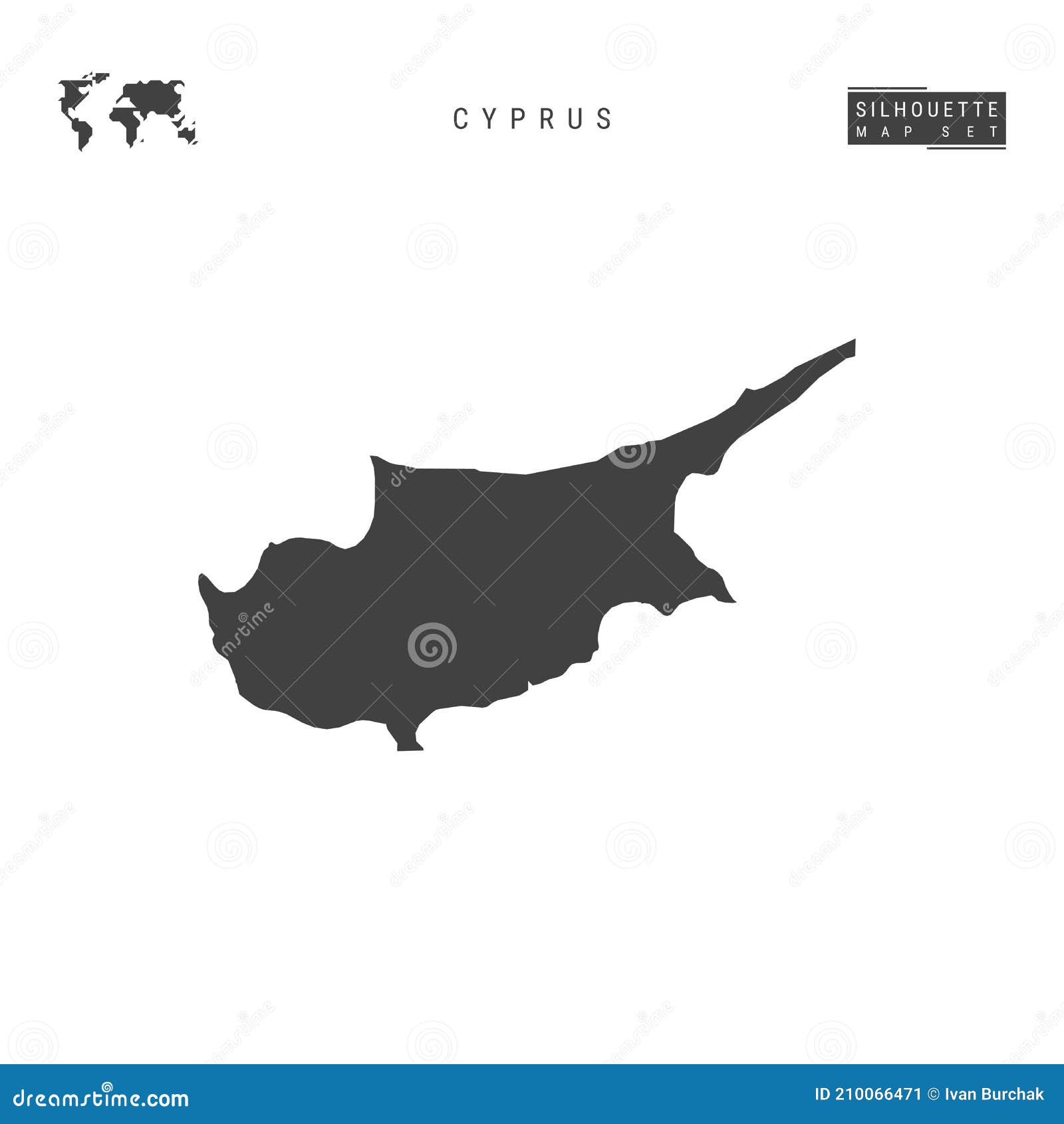 Blank Map Of Cyprus. High Quality Map Of Cyprus With Regions On ...