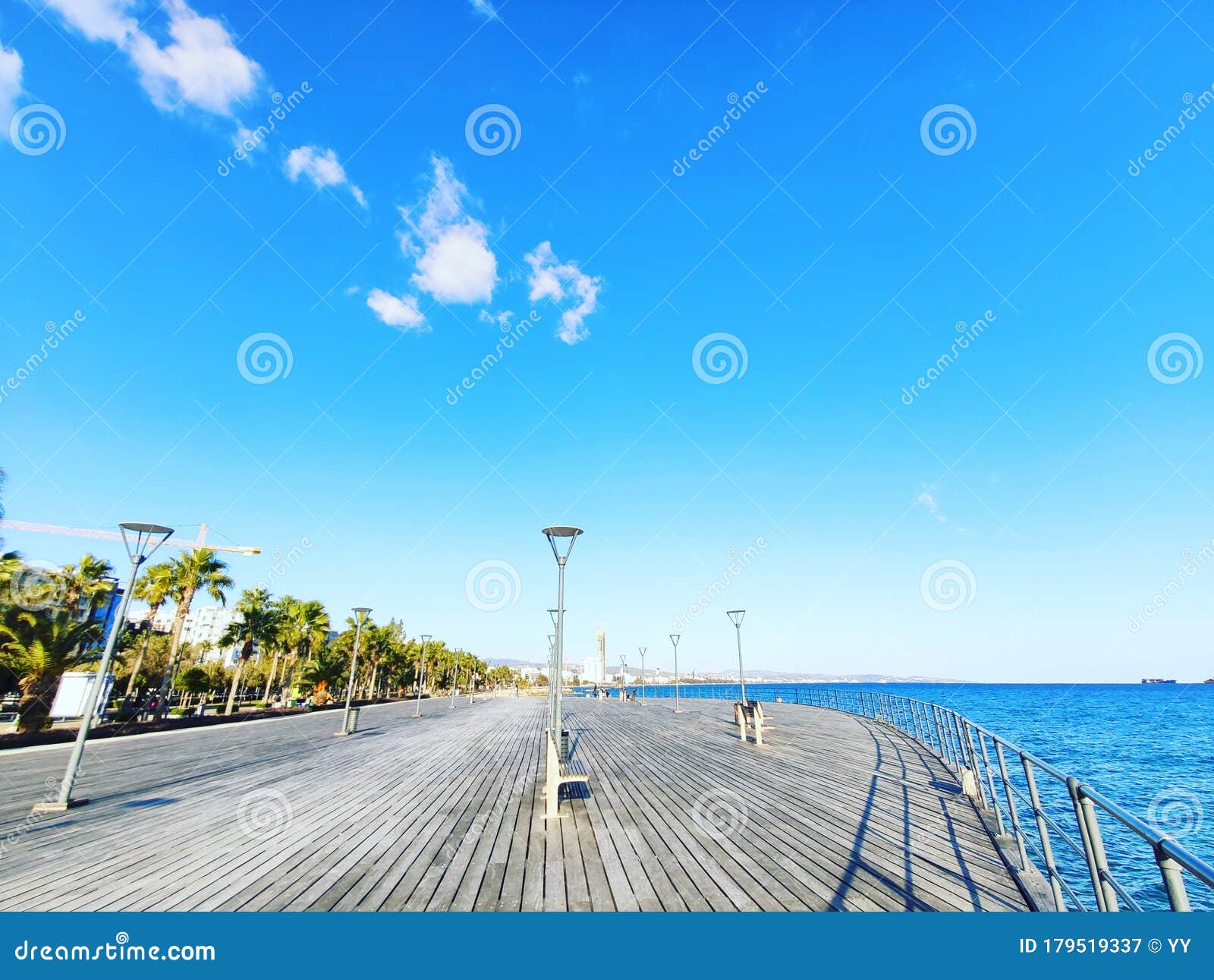 Cyprus Blue Sky stock image. Image of tower, vacation - 179519337