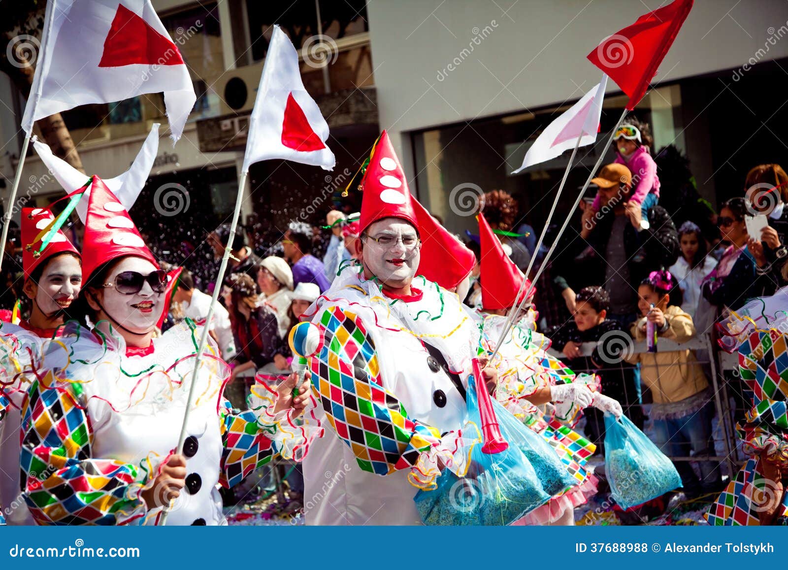 Cyprus Carnival Parade in Limassol Editorial Stock Photo - Image of ...