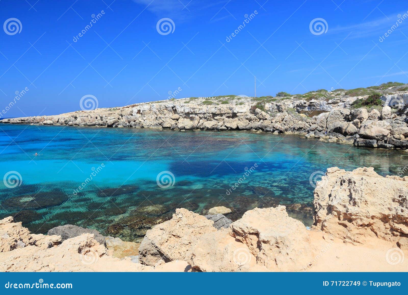 Cyprus coast stock image. Image of landscape, scenic - 71722749