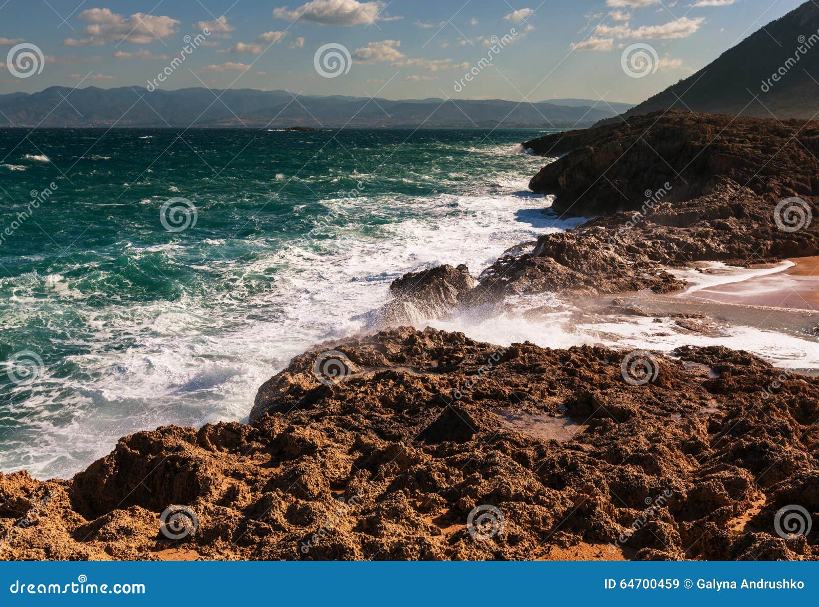Cyprus coast stock image. Image of land, napa, island - 64700459