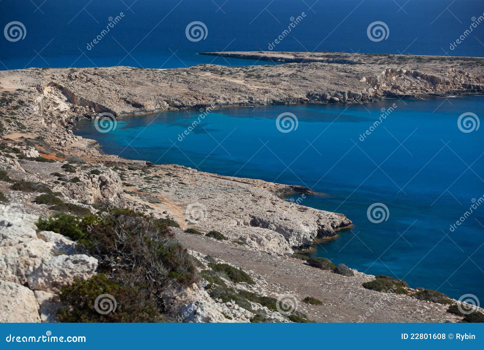Cyprus Coastline. Cape Greco Stock Photo - Image of vacation, seascape ...