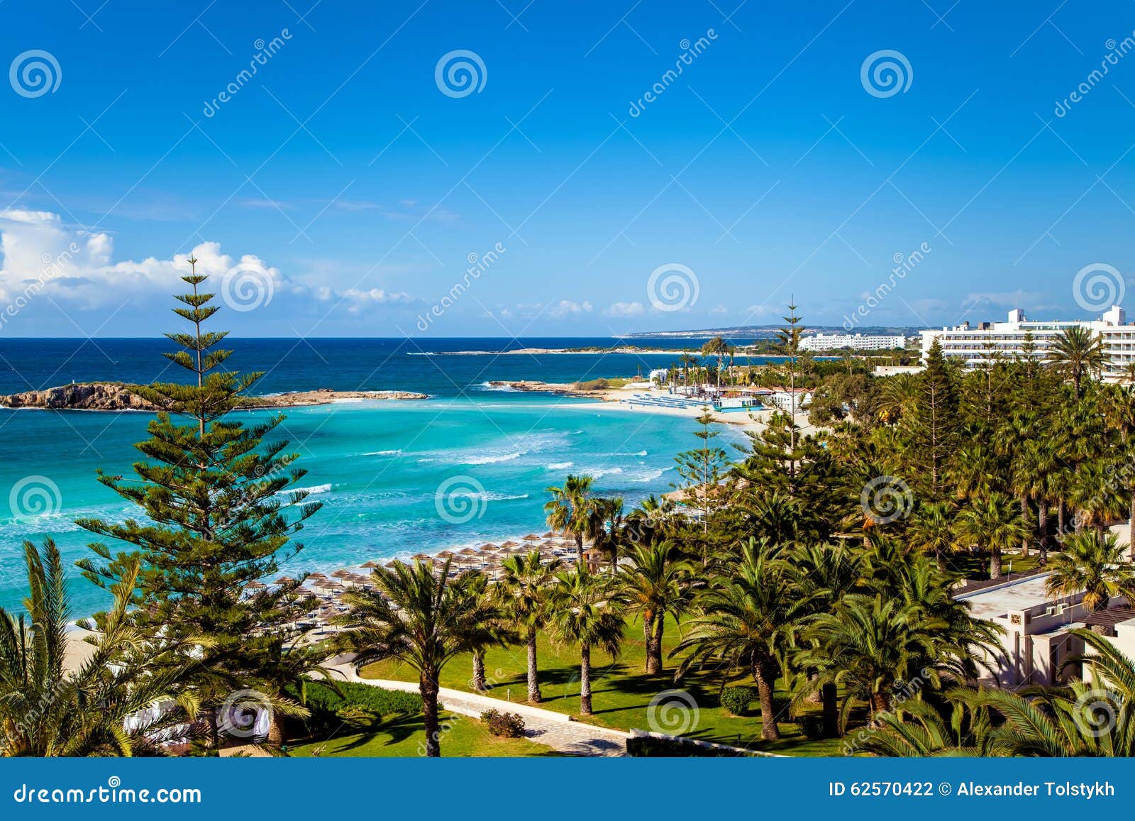 Cyprus coastline view stock photo. Image of horizon, travel - 62570422