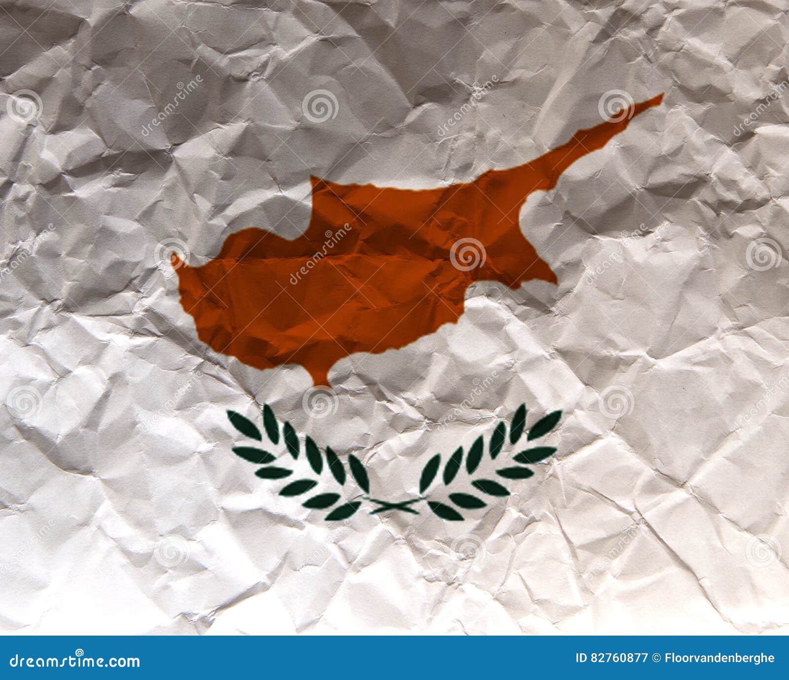 Cyprus Crumpled Paper Textured Flag - Royalty-Free Stock Photo ...