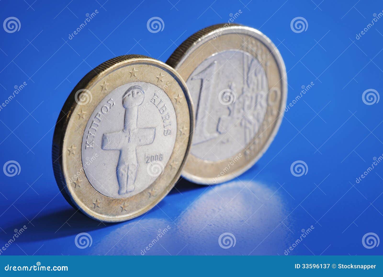 Cyprus Euro stock image. Image of idol, cyprus, blue - 33596137