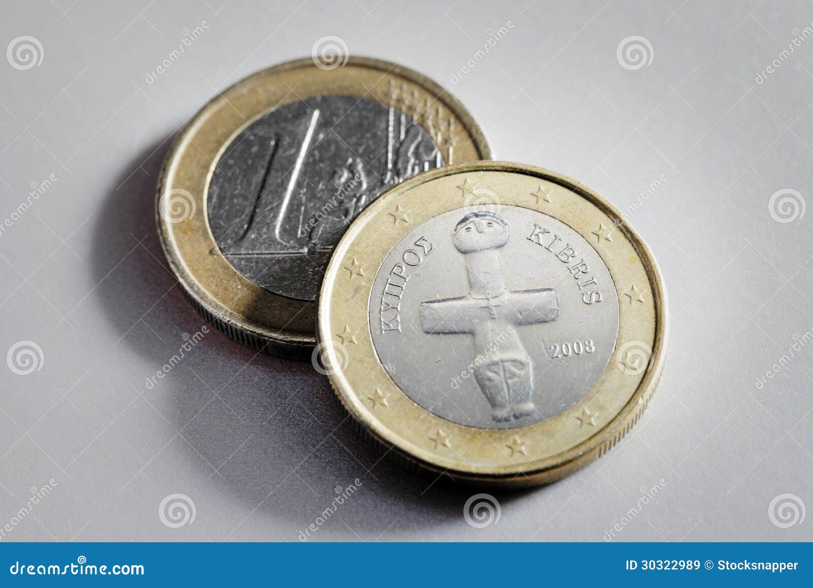 Cyprus Euro stock image. Image of kibris, coins, money - 30322989