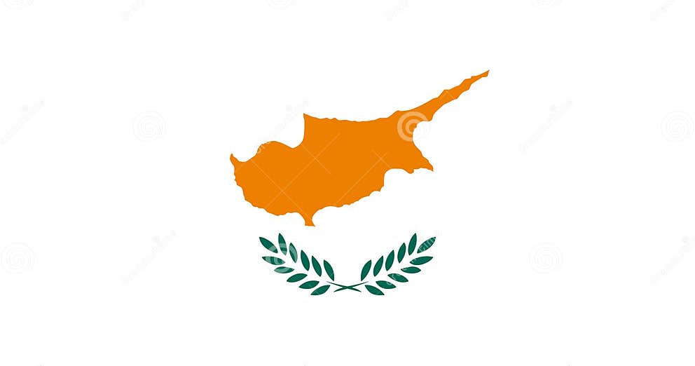 Cyprus Flag Illustration Premium Quality High Resolution 300DPI Stock ...
