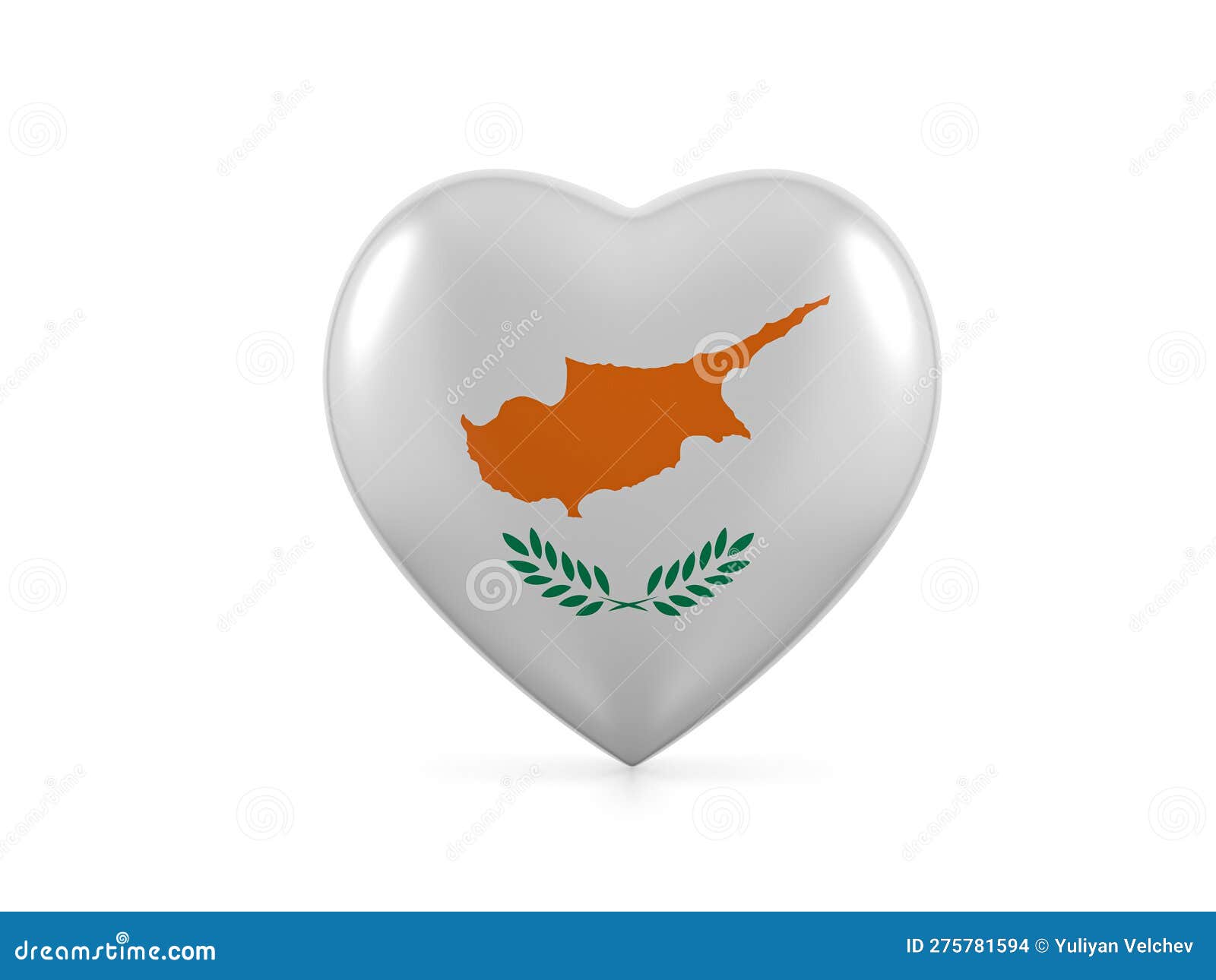 Cyprus heart flag stock illustration. Illustration of white - 275781594