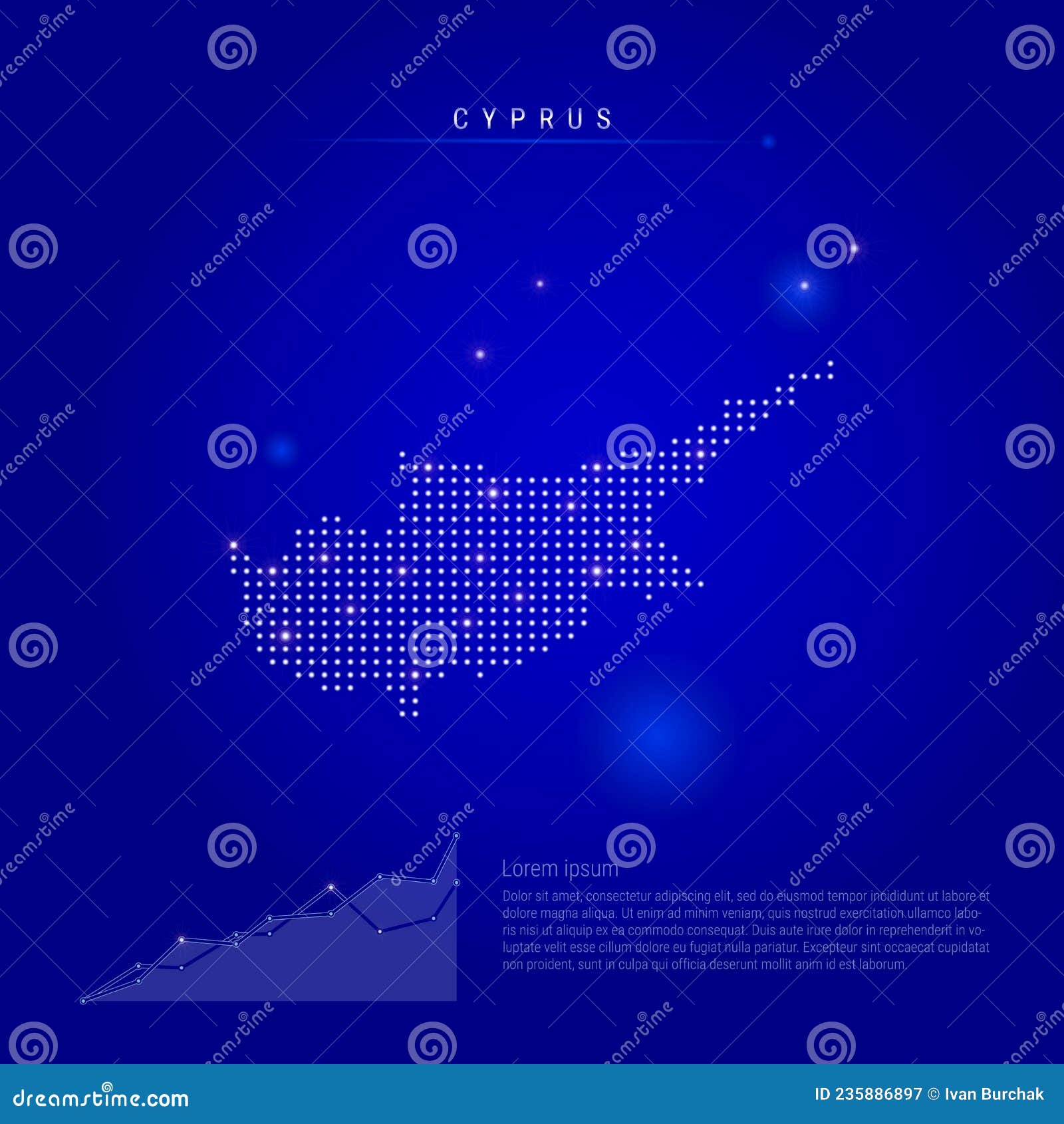 Infographics Of Cyprus Map, Individual Regions Cartoon Vector ...