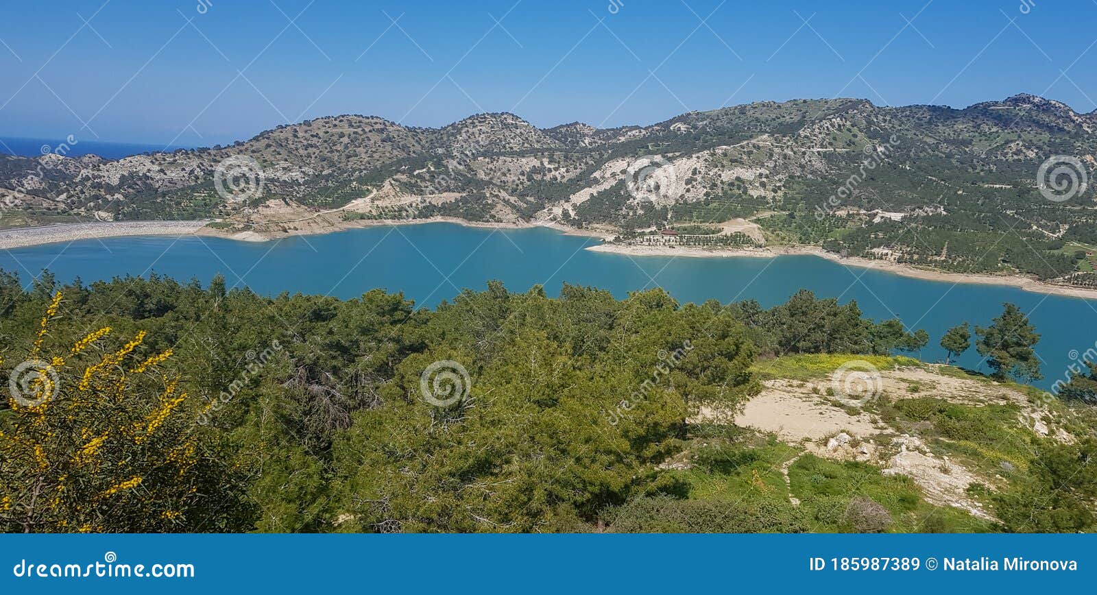 Cyprus lake and nature stock image. Image of cyprus - 185987389