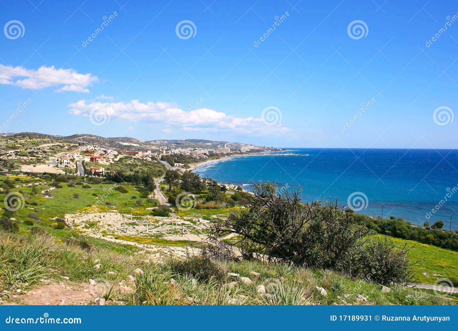 Cyprus landscape stock image. Image of seascape, ocean - 17189931