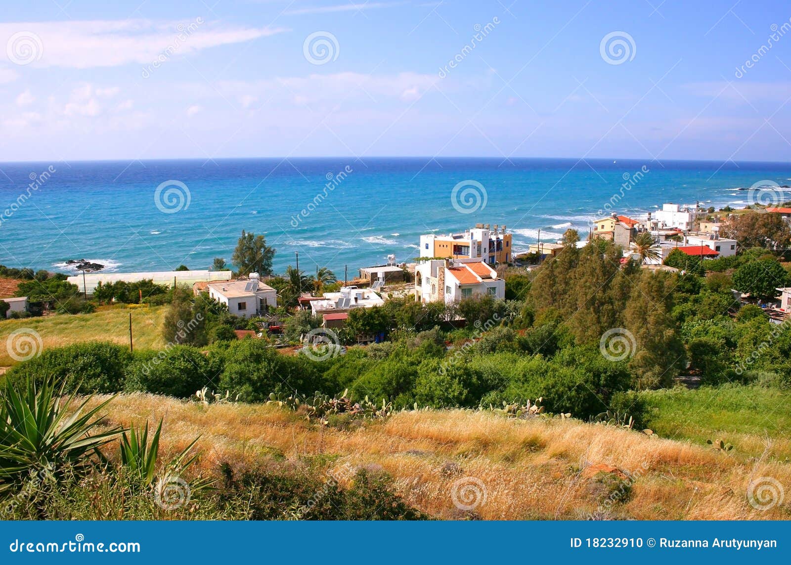 Cyprus landscape stock photo. Image of outdoors, blue - 18232910