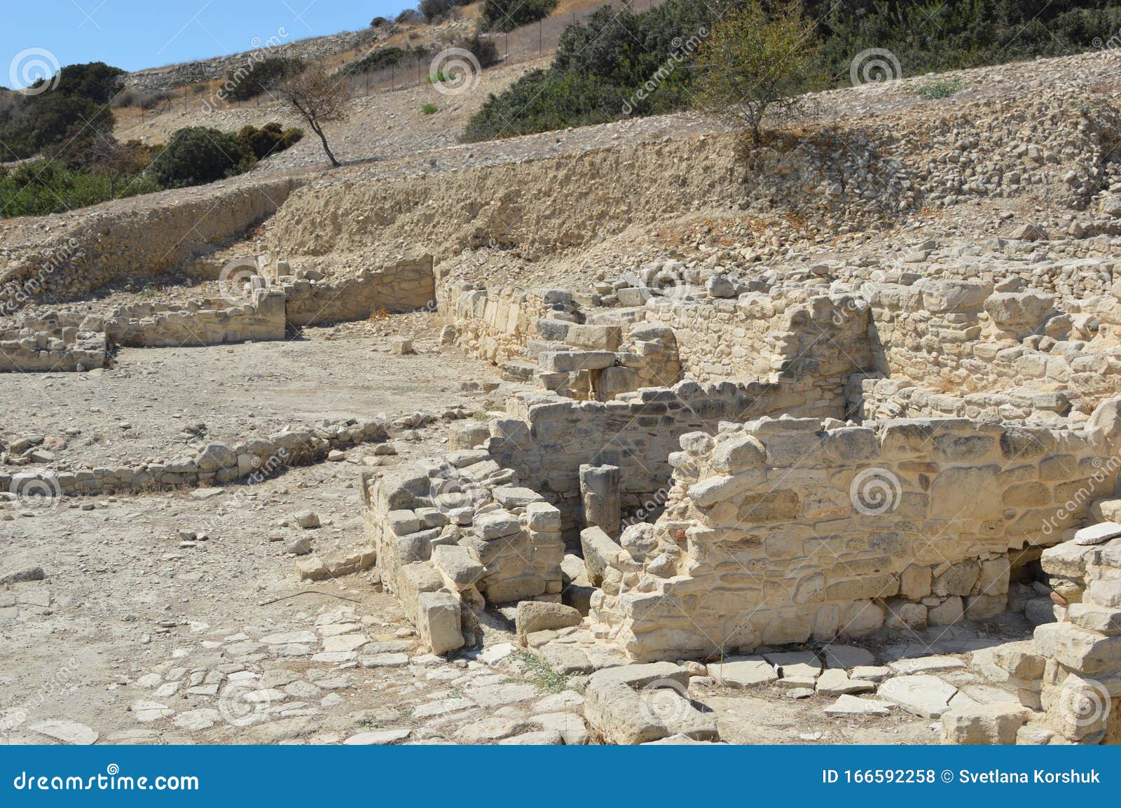 Cyprus, Limassol, Ancient City of Amathus Stock Photo - Image of ...
