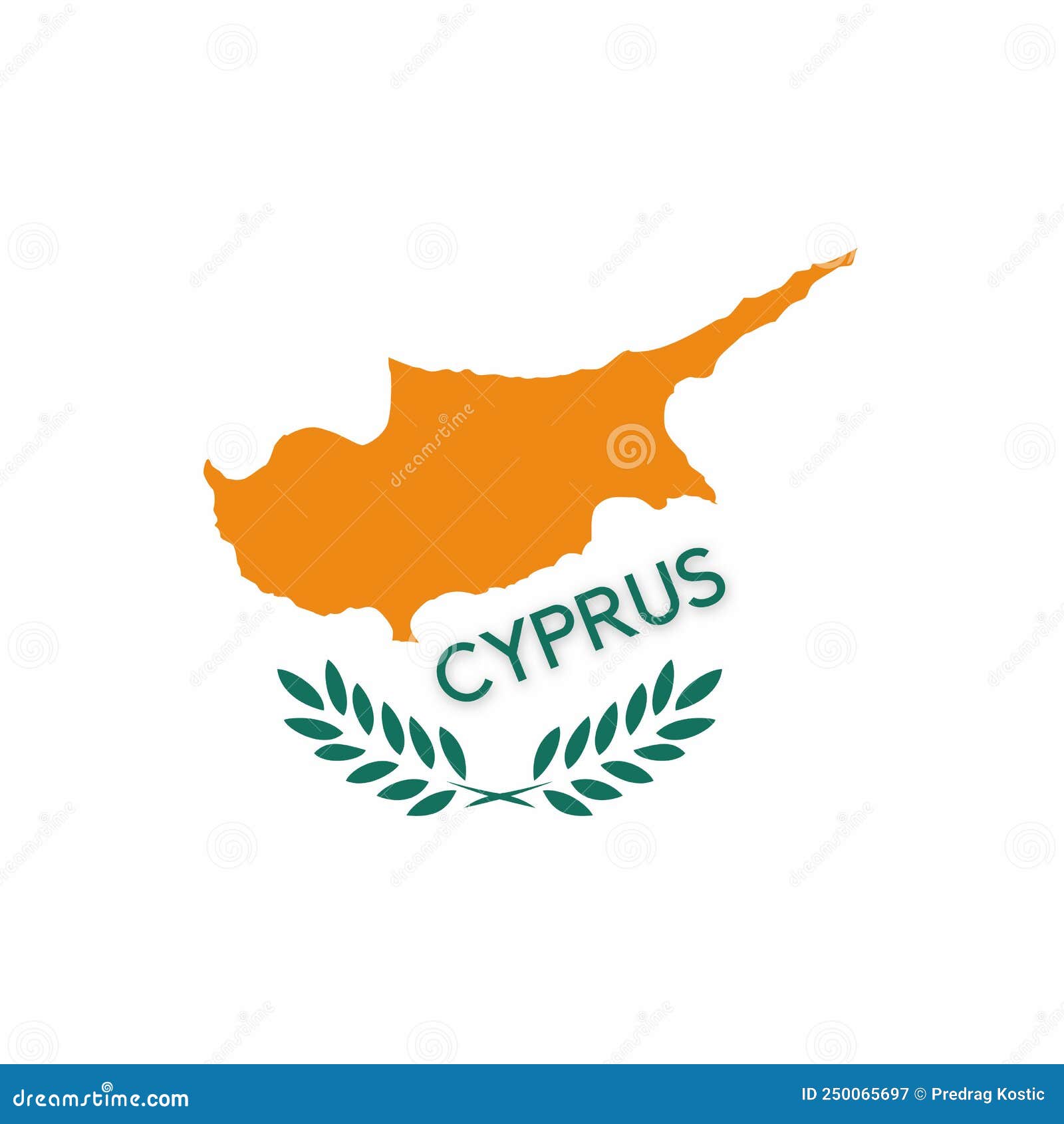 Cyprus Logo. Cartoon Vector | CartoonDealer.com #247895485