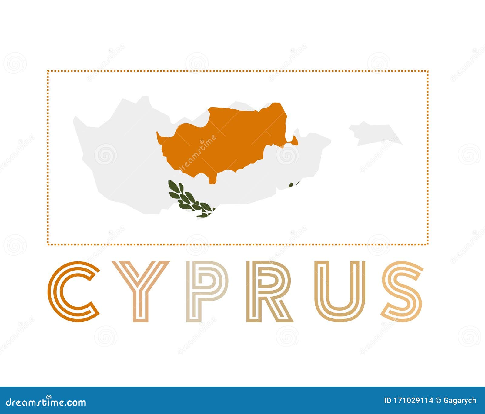Cyprus Logo. Cartoon Vector | CartoonDealer.com #247895485