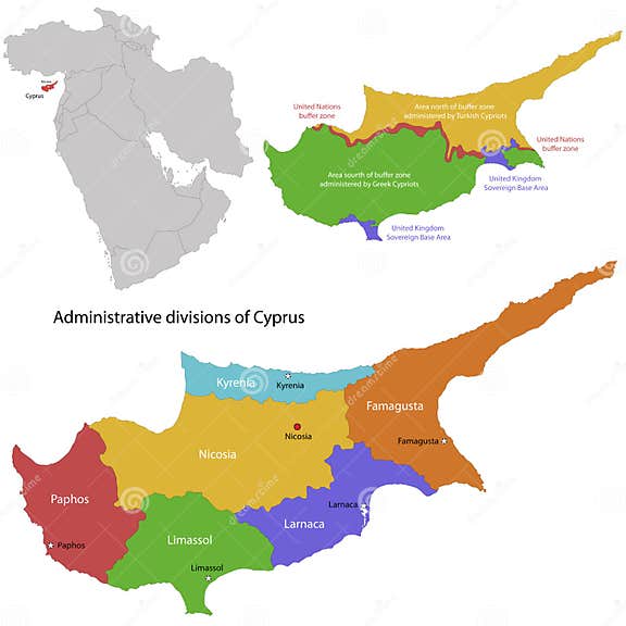 Cyprus map stock vector. Illustration of geography, contour - 31437238