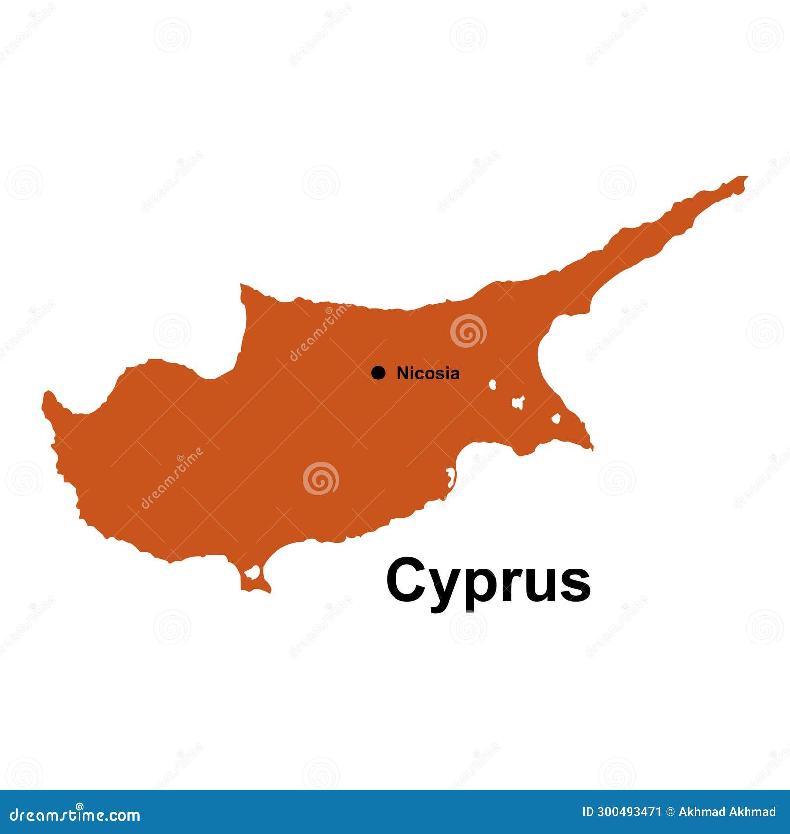 Cyprus map icon stock illustration. Illustration of globe - 300493471
