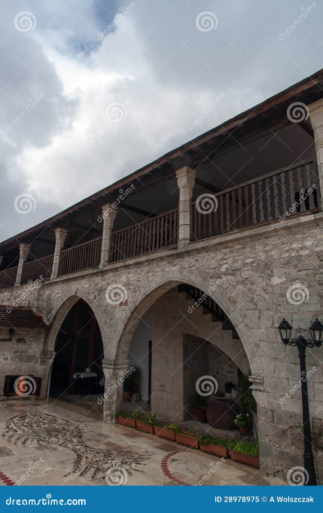 Cyprus Orthodox Monastery stock image. Image of building - 28978975