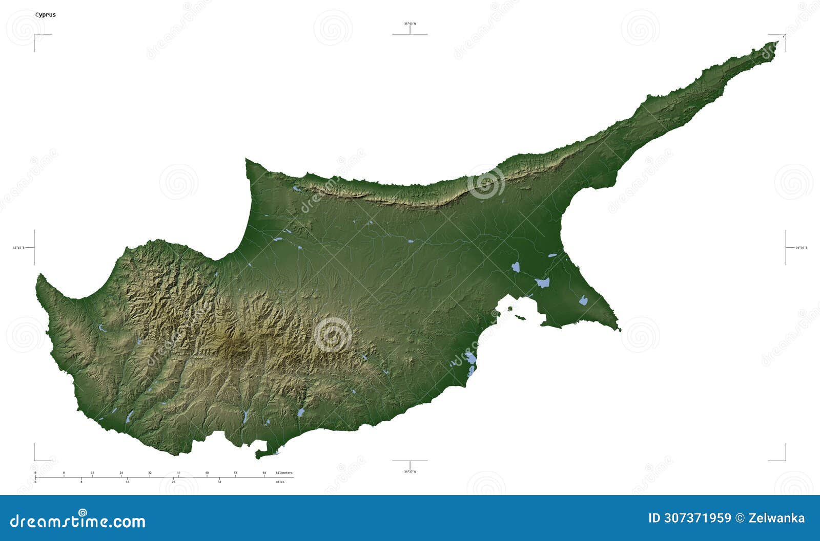 Cyprus Shape on White. Pale Stock Illustration - Illustration of cyprus ...
