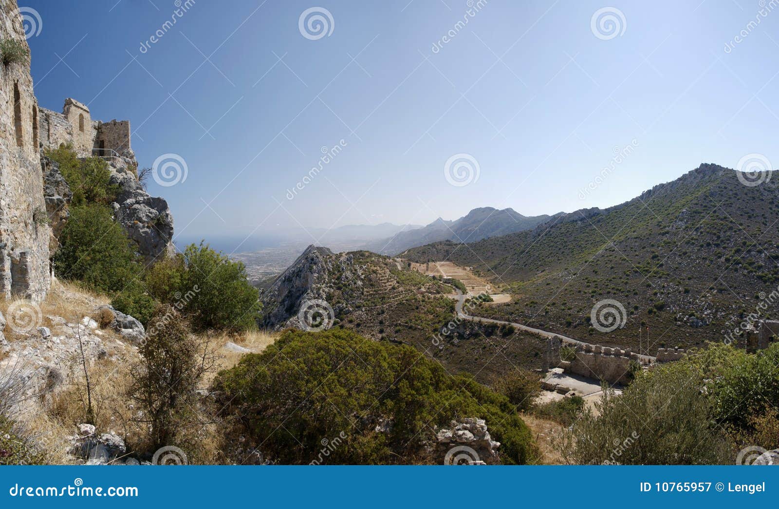 Cyprus St. Hilarion stock image. Image of hilarion, medieval - 10765957