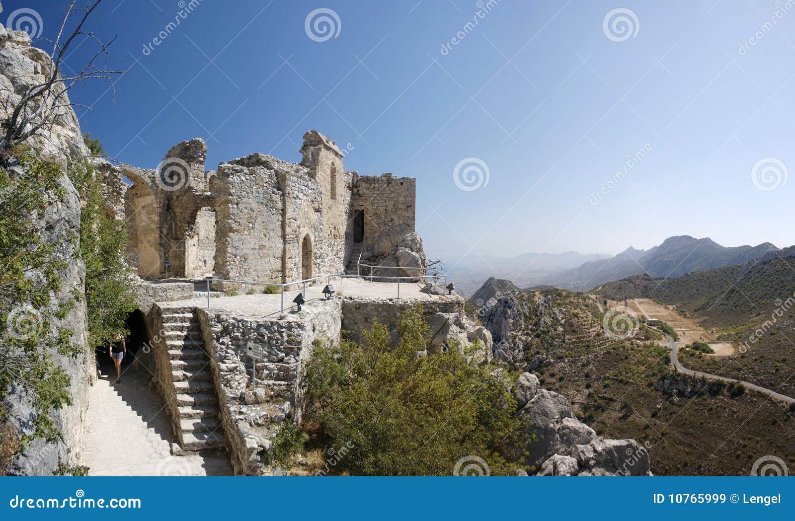 Cyprus St. Hilarion stock image. Image of mediterranean - 10765999