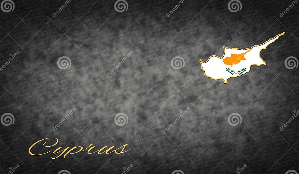 Cyprus Symbols, Map of Cyprus Stock Image - Image of landmark ...