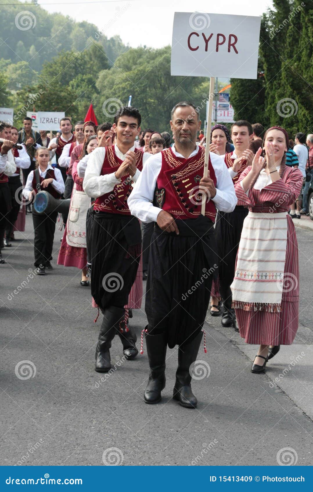 Cyprus Traditional Folk Group Editorial Stock Image - Image of invited ...