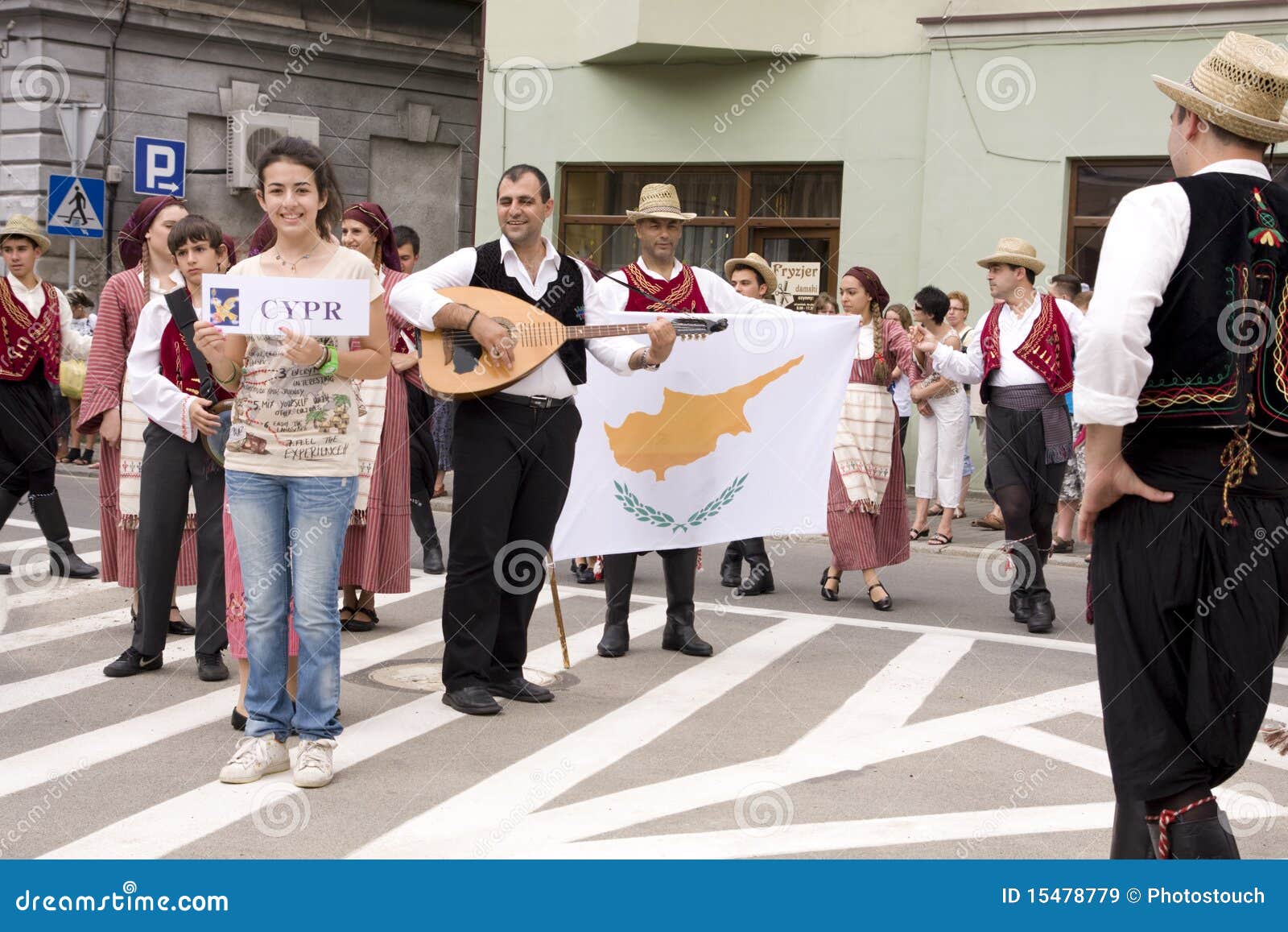 Cyprus Traditional Folk Group Editorial Stock Image - Image of week ...