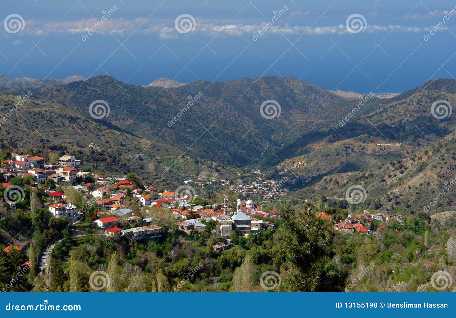 Cyprus village stock photo. Image of landscape, landmarks - 13155190