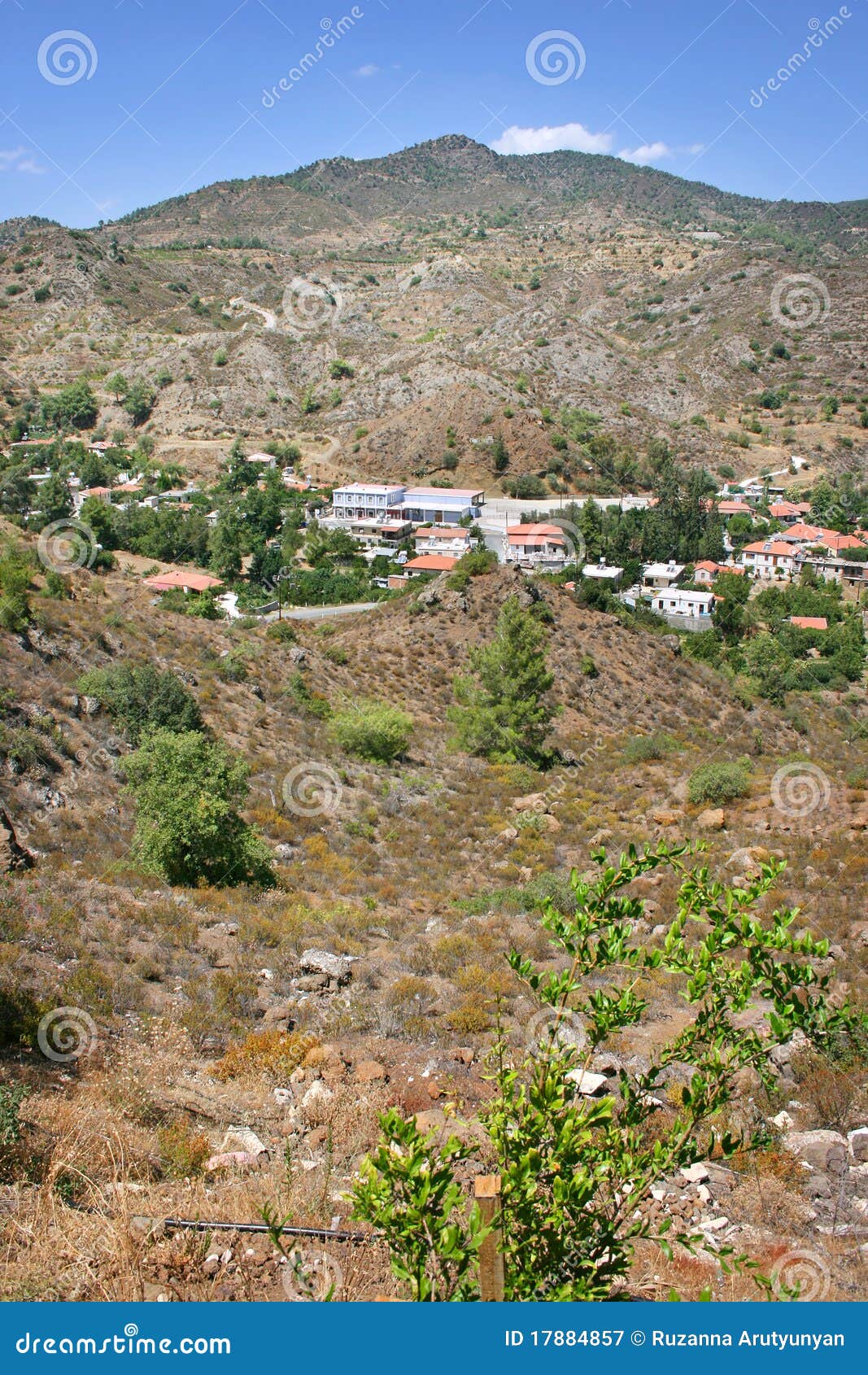 Cyprus village stock image. Image of house, cyprus, nature - 17884857
