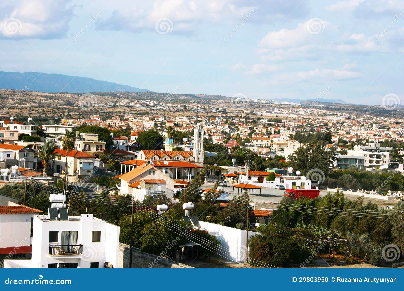 Cyprus village stock photo. Image of building, scene - 29803950