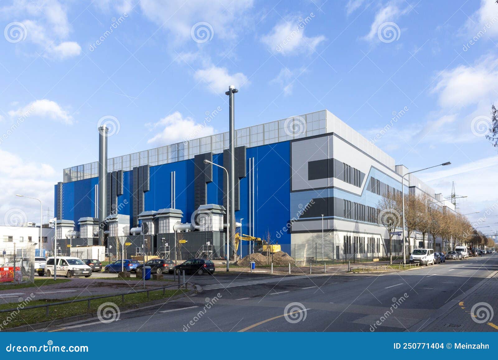 Cyrusone Building in Eschborn. Cyrus One Hostes Computer Facilities in ...