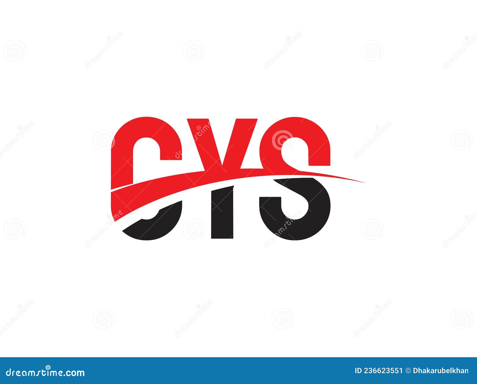 CYS Letter Initial Logo Design Vector Illustration Stock Vector ...