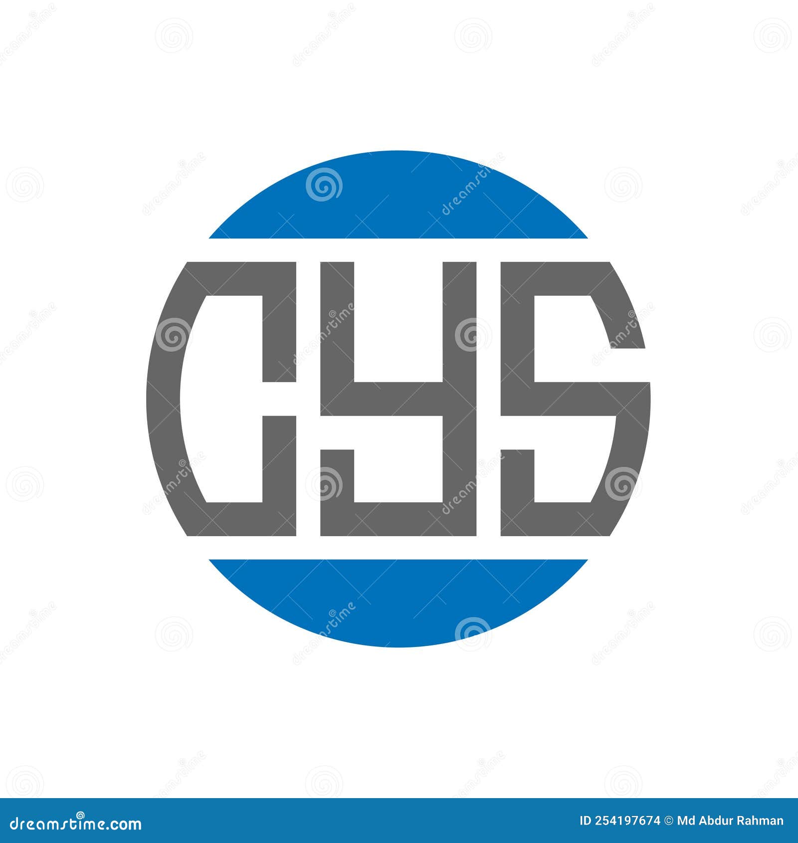 CYS Letter Logo Design on White Background. CYS Creative Initials ...