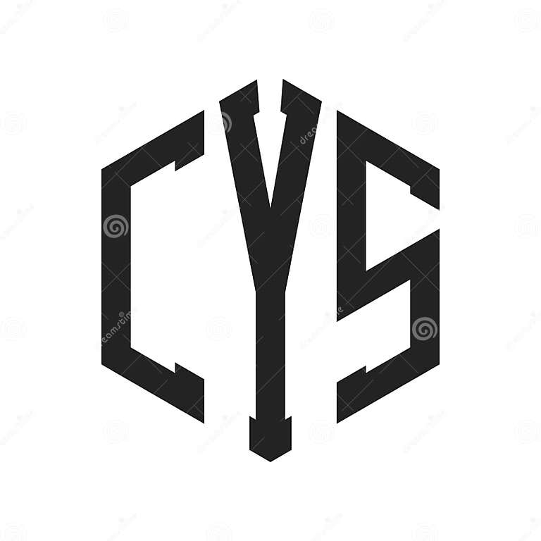 CYS Logo Design. Initial Letter CYS Monogram Logo Using Hexagon Shape ...