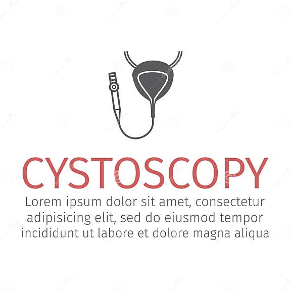 Cystoscopy flat icon stock vector. Illustration of bladder - 109722739
