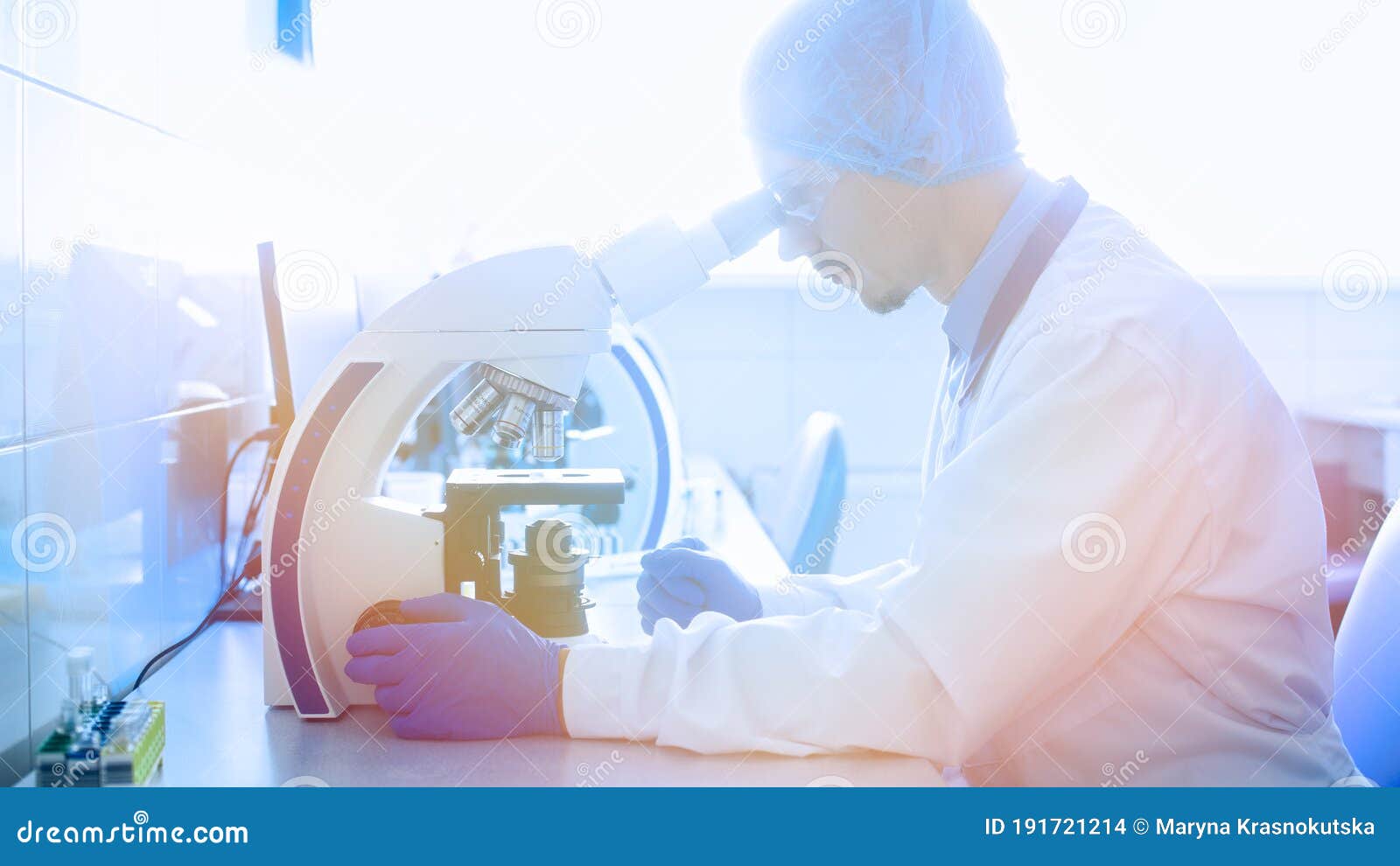 Cytological and Morphological Examination in the Laboratory Stock Photo ...