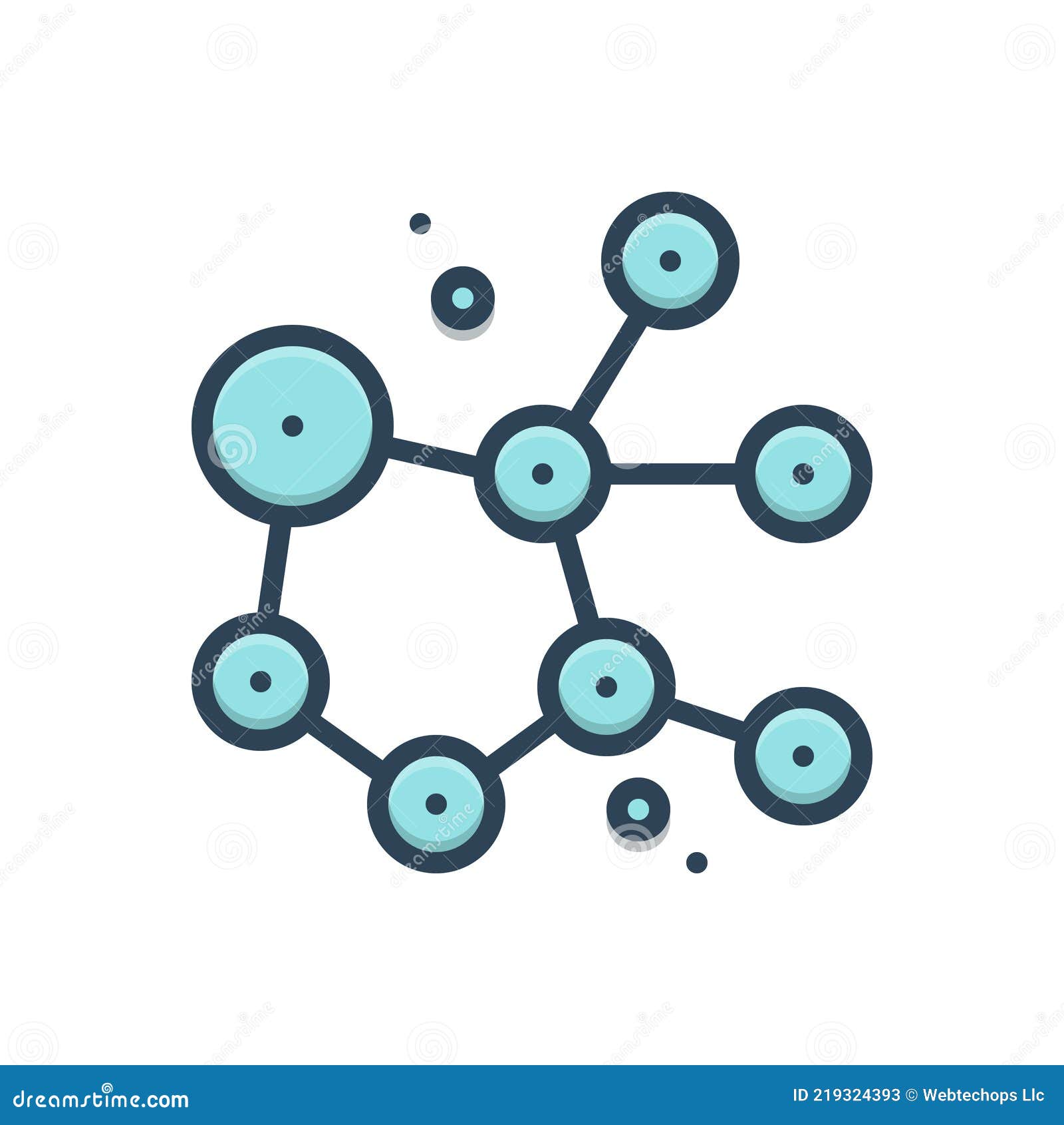Antigen Molecule. Lock And Key Principle Stock Photography ...