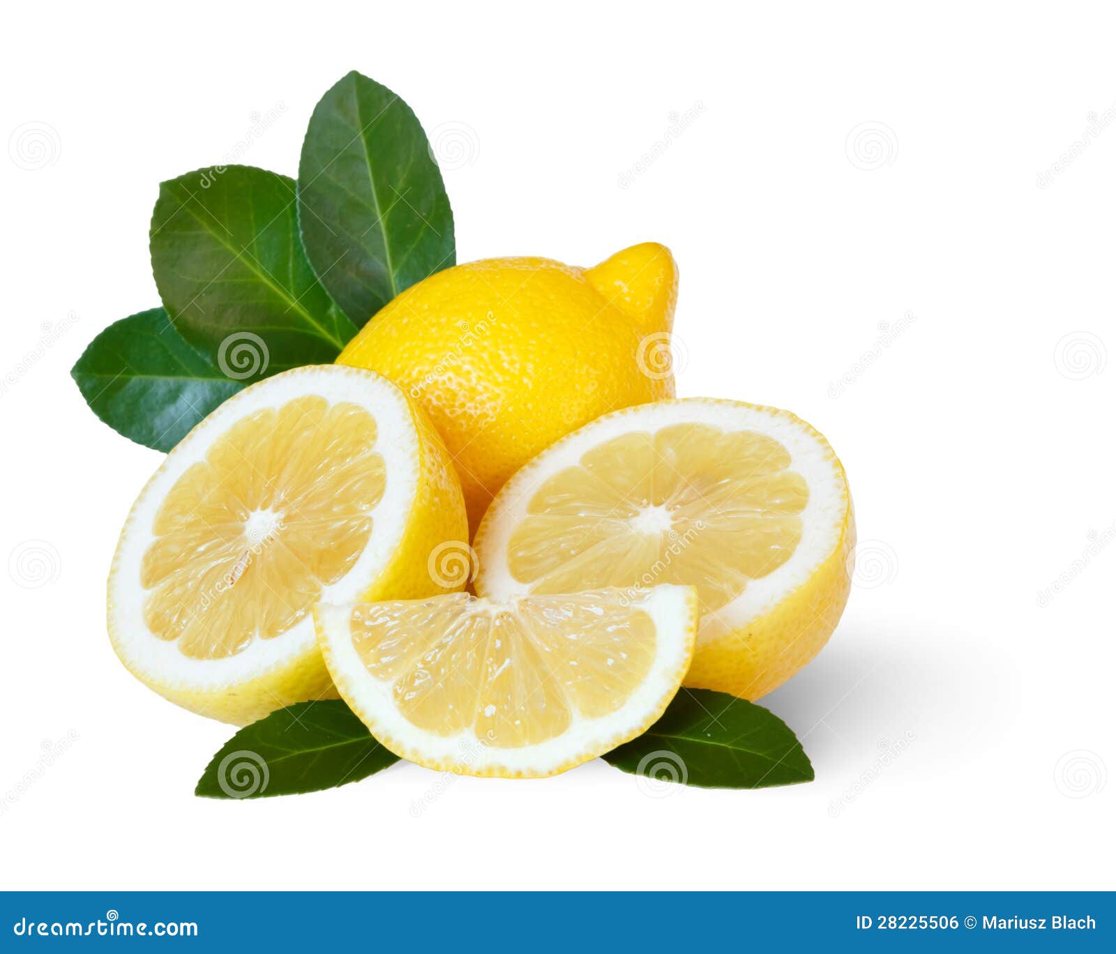 Cytryny zdjęcie stock. Obraz złożonej z plasterek, tło - 28225506