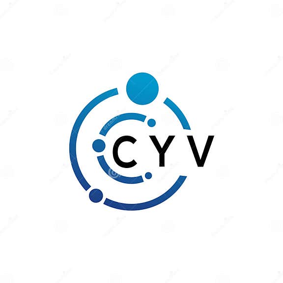 CYV Letter Logo Design on White Background. CYV Creative Initials ...